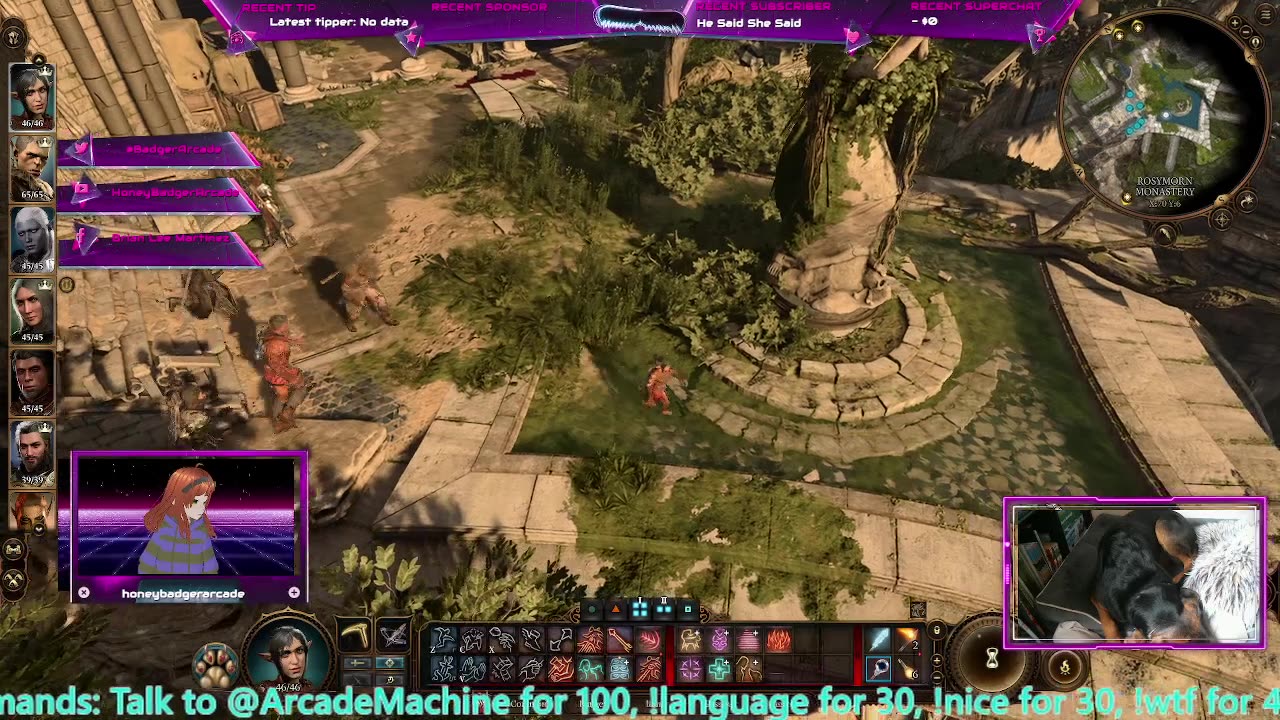 Badgers Gate 3! Playing Baldur's Gate 3 with the Honey Badgers Part 30 | Honey Badger Arcade