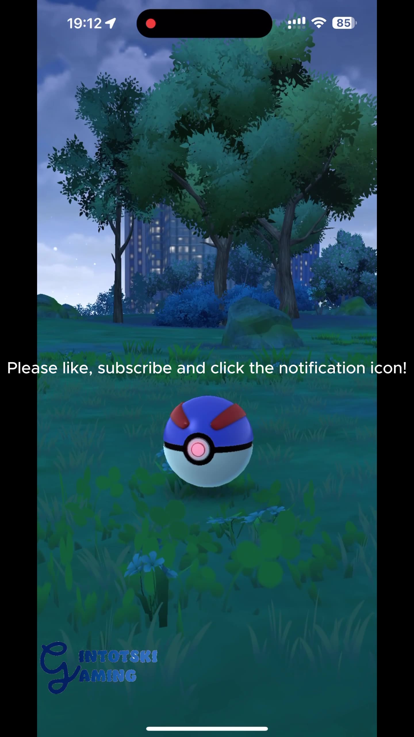 Pokemon Go - gintotski Catching Wild Hariyama