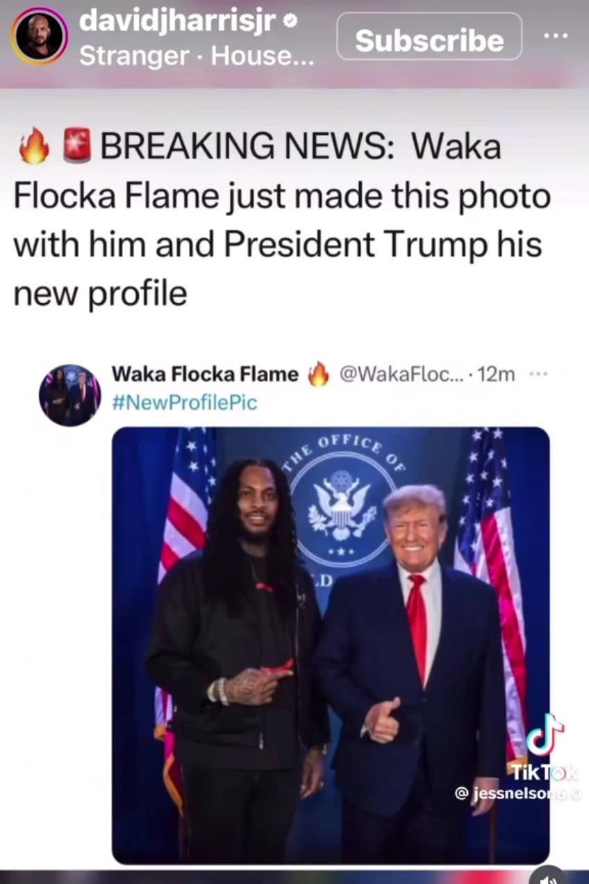 💥 Waka Flocka Flame's Fully Endorsed Trump 😎