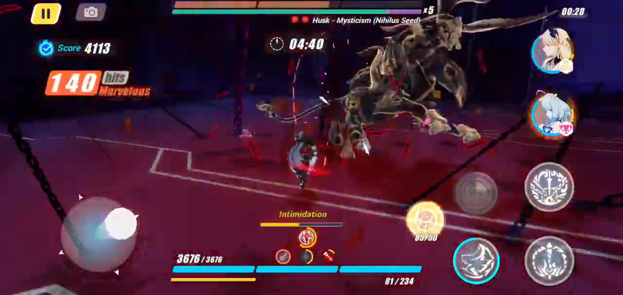 Honkai Impact 3rd - Memorial Arena Exalted Vs Husk Mysticism S Difficulty Jan 21 2023