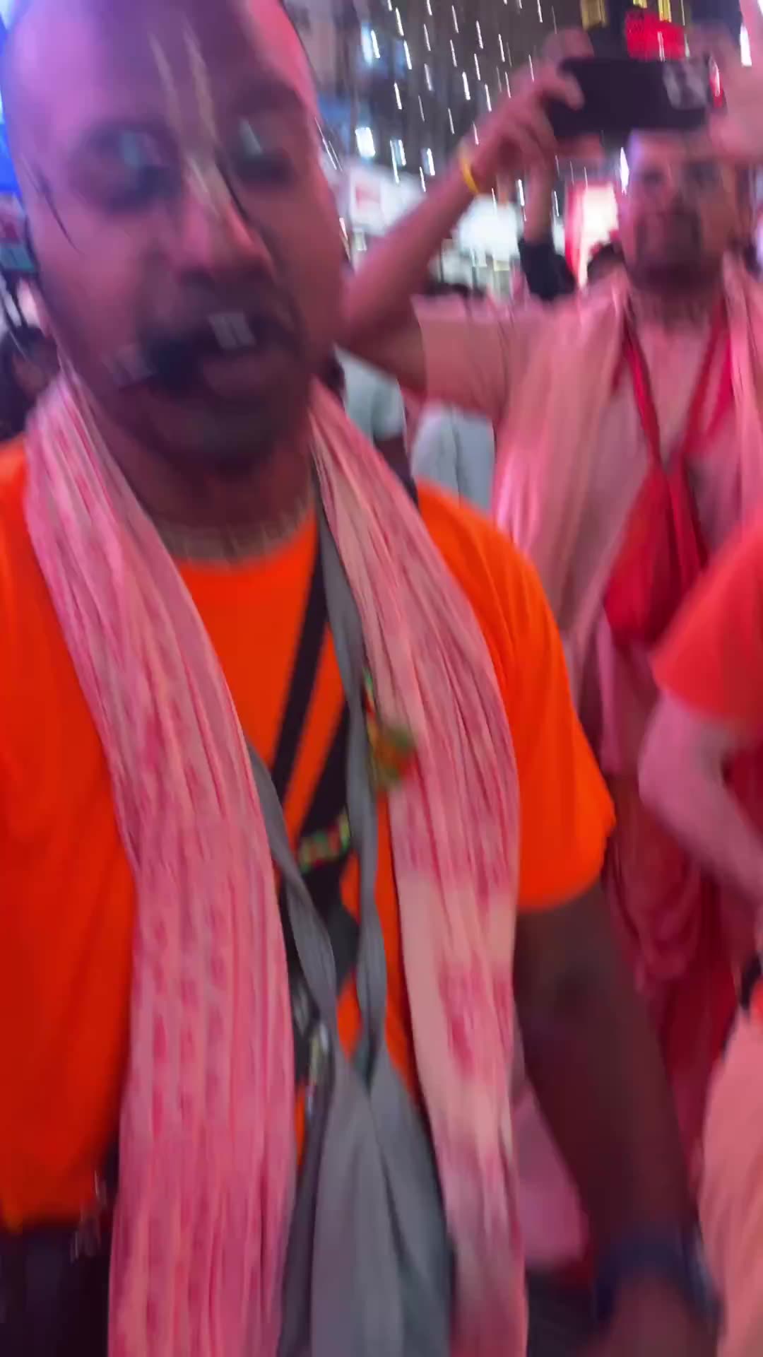 Harinam Sankirtan in Times Square, New York City June 2024