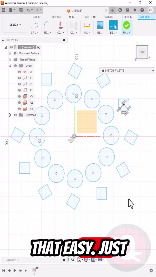 Fusion 360: Circular Pattern