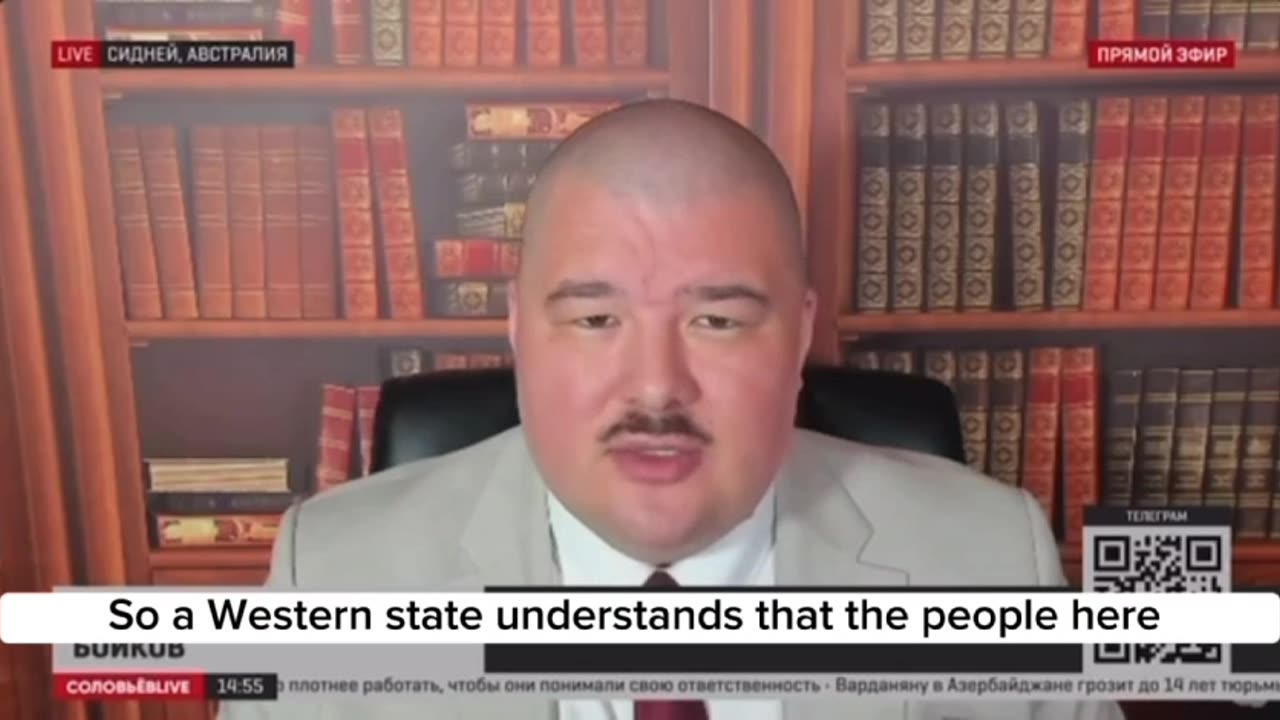 Aussie Cossack on the Russian Soloviev LIVE Show Discussing Pro-Russian ...