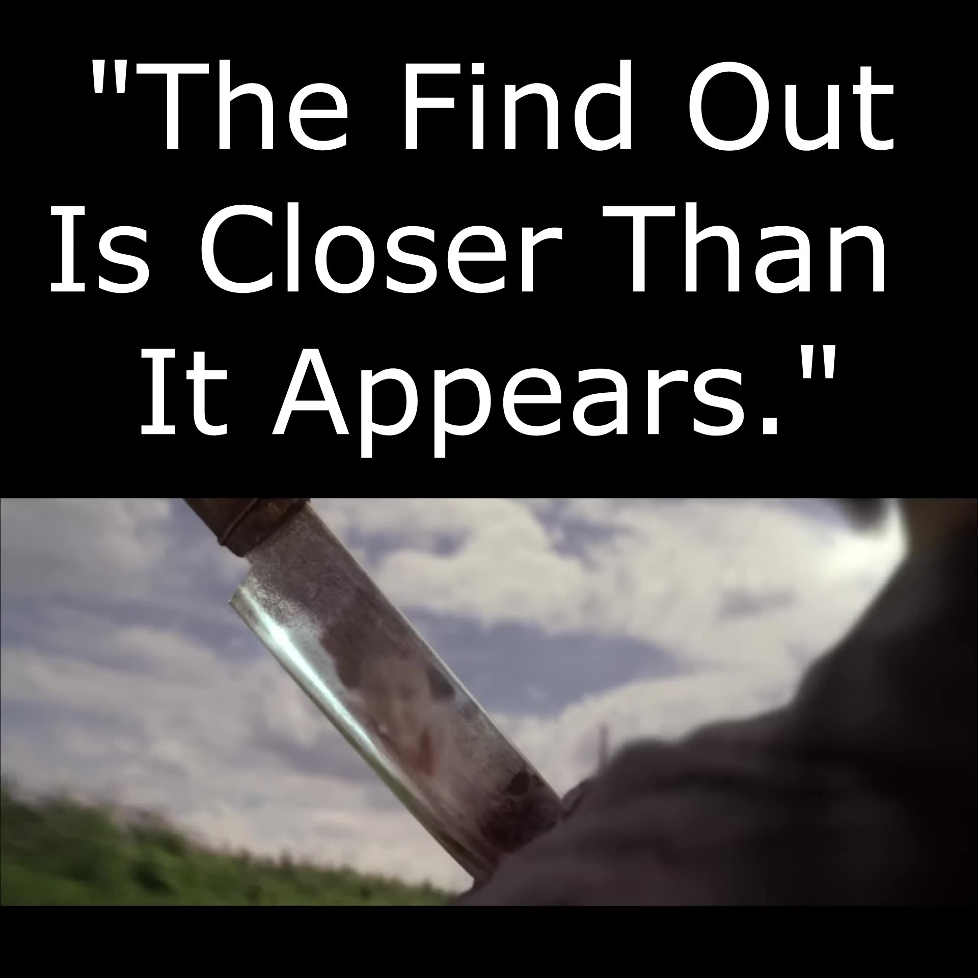 The Find Out is Closer Than It Appears! #memes #meme
