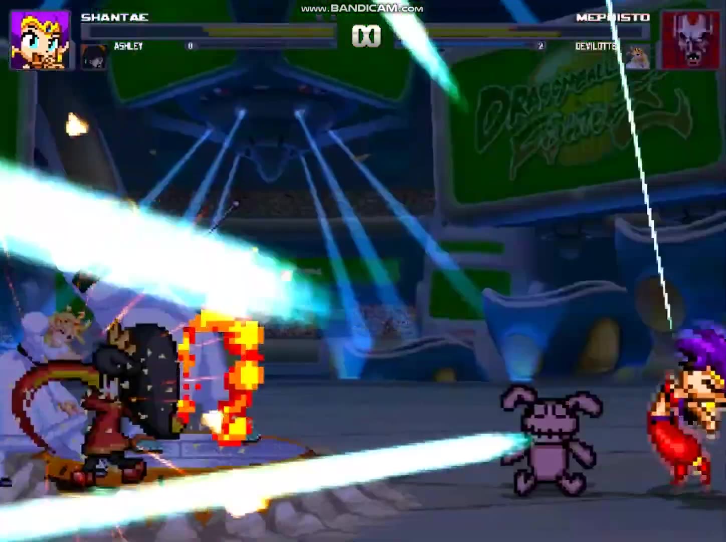 MUGEN - Shantae (2015) & Ashley vs. Mephisto & Devilotte