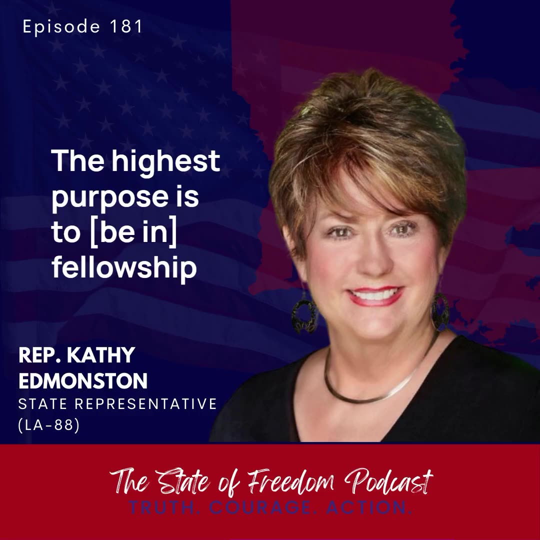 Rep. Kathy Edmonston's Message on Surrender and Purpose