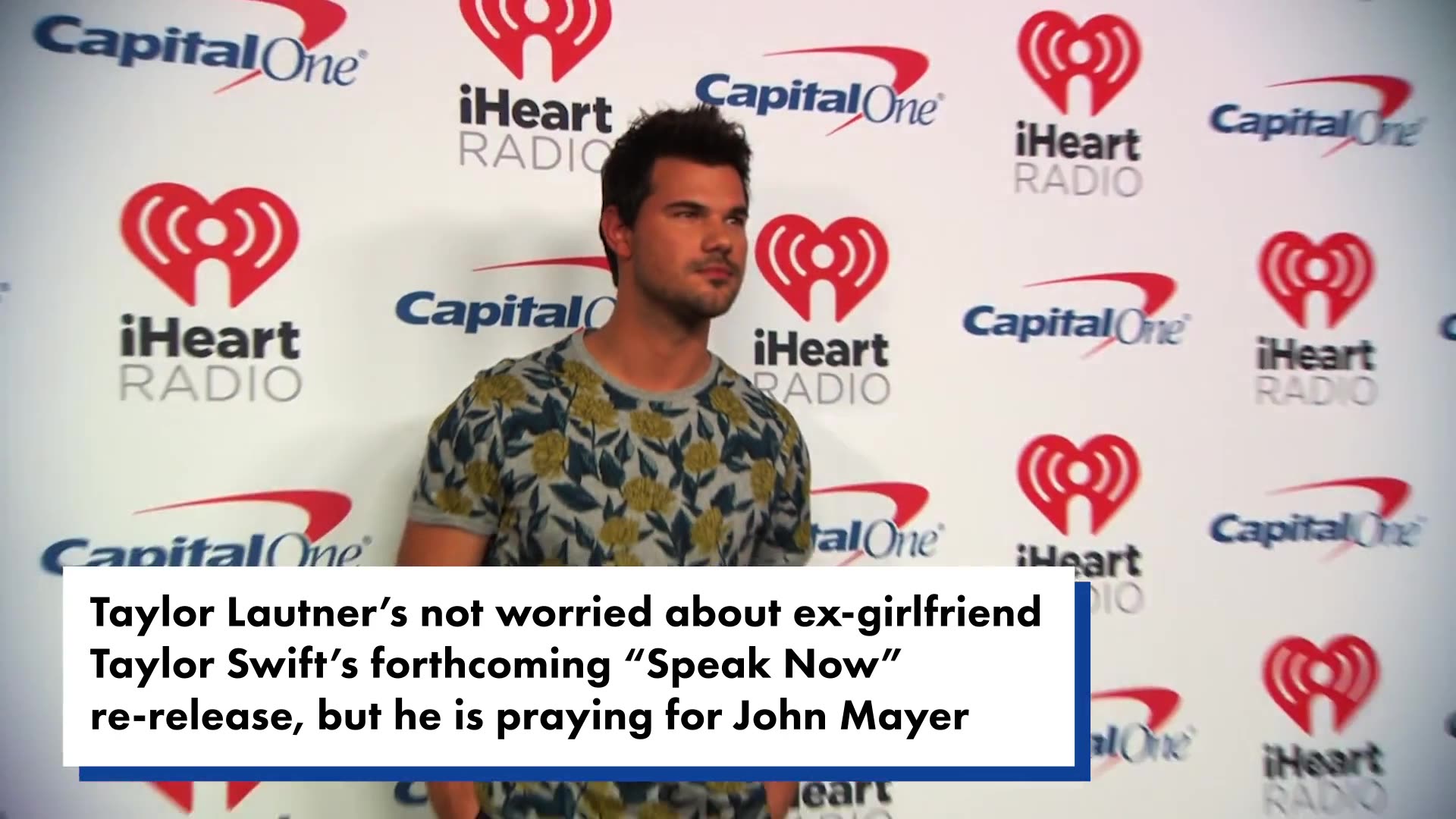 Taylor Lautner 'praying' for John Mayer as ex Taylor Swift re-releases ...