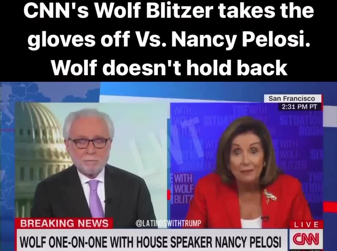 Must See: CNN’s Wolf Blizters gets into a boxing Match with Nancy ...
