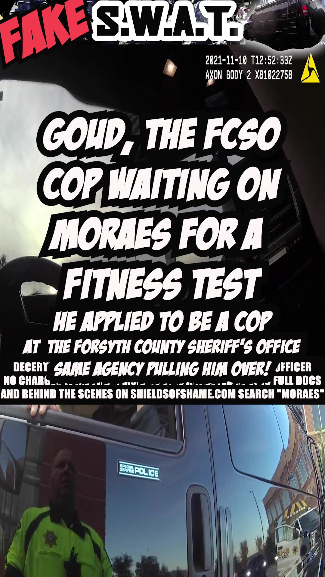 This is a little ridiculous Fake SWAT van!