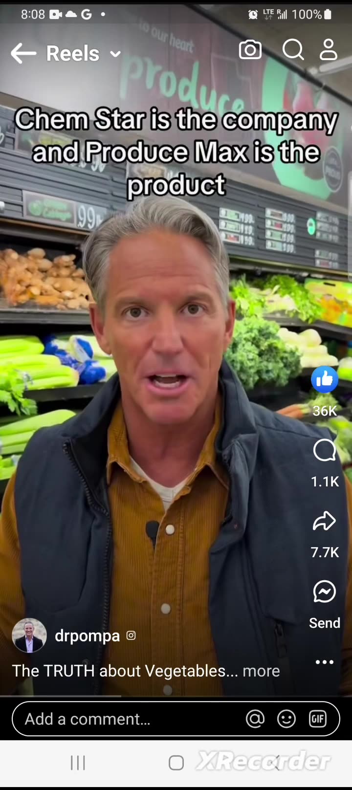 Produce Max - Sprayed on Produce at Grocery Stores