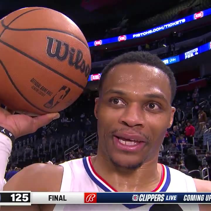 NBA - Russ walks off with 25K career points and the game ball