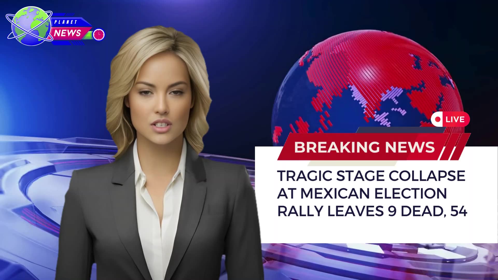 Tragic Stage Collapse at Mexican Election Rally Leaves 9 Dead, 54 Injured