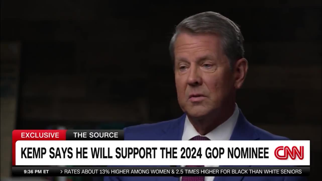 Brian Kemp Says He WILL Back Trump If Nominated in 2024