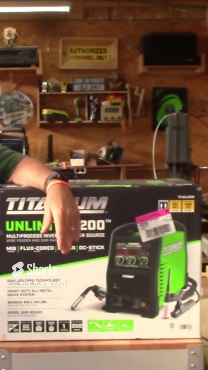 My New Welder - Harbor Freight Titanium 200 - Full Video: https://youtu ...