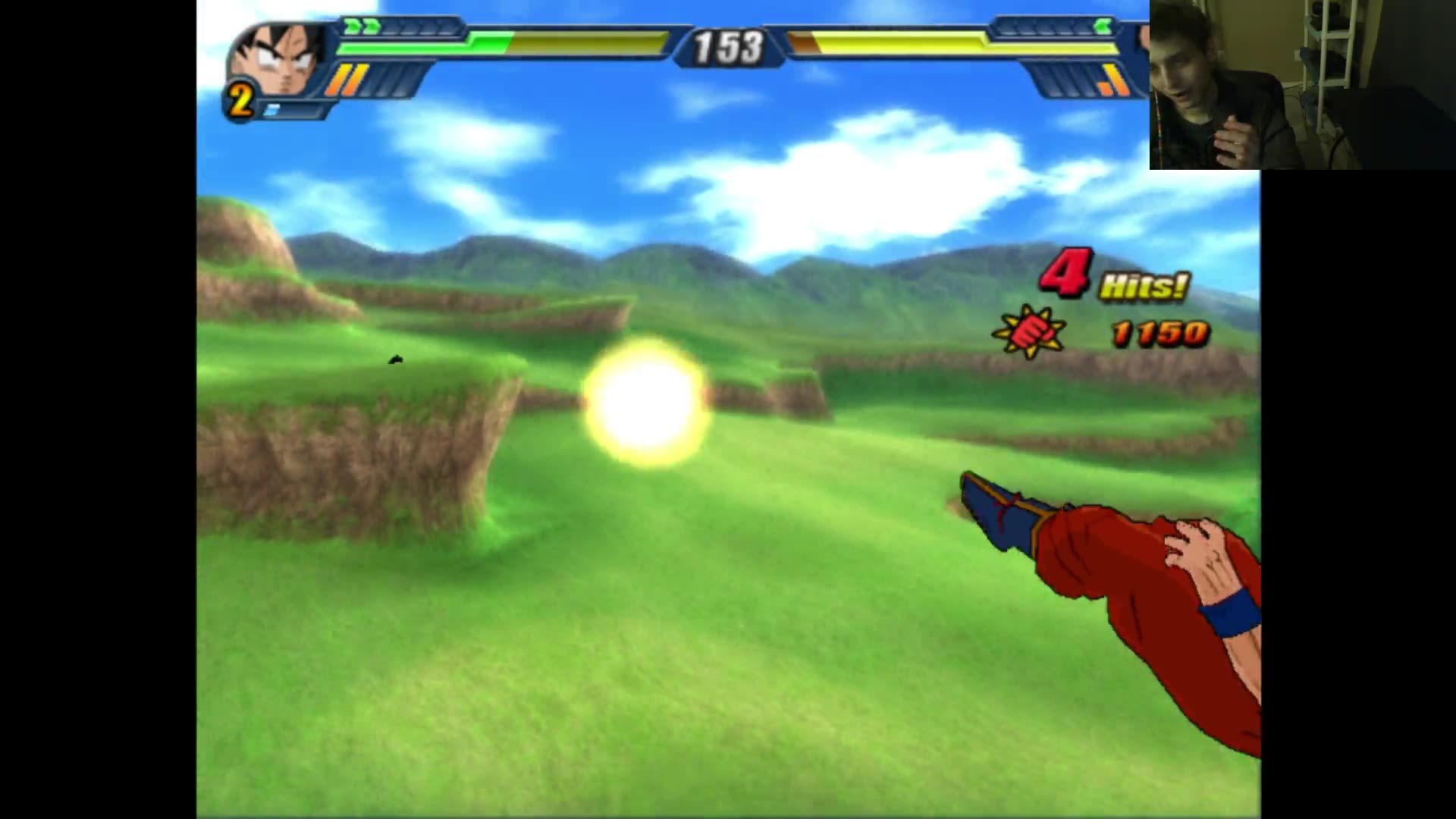 Goku VS Raditz In A Dragon Ball Z Budokai Tenkaichi 3 Battle With Live ...