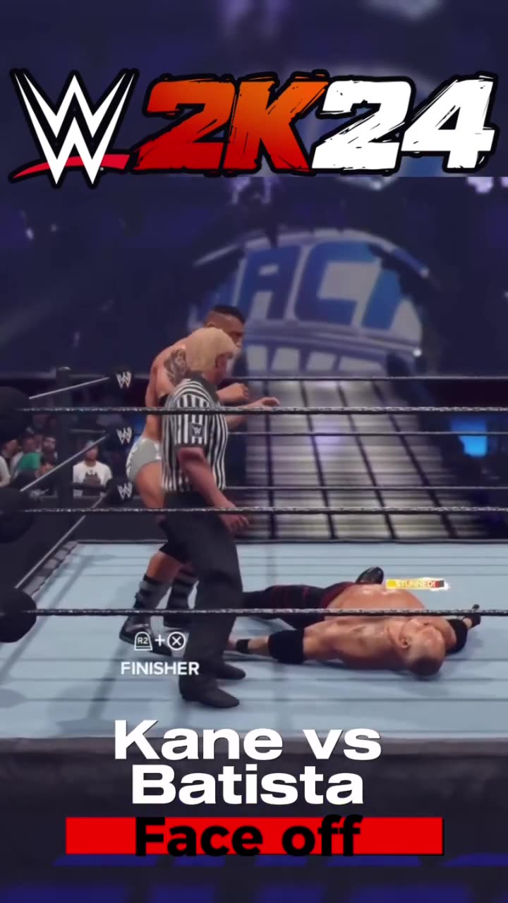 kane vs batista wwe2k24