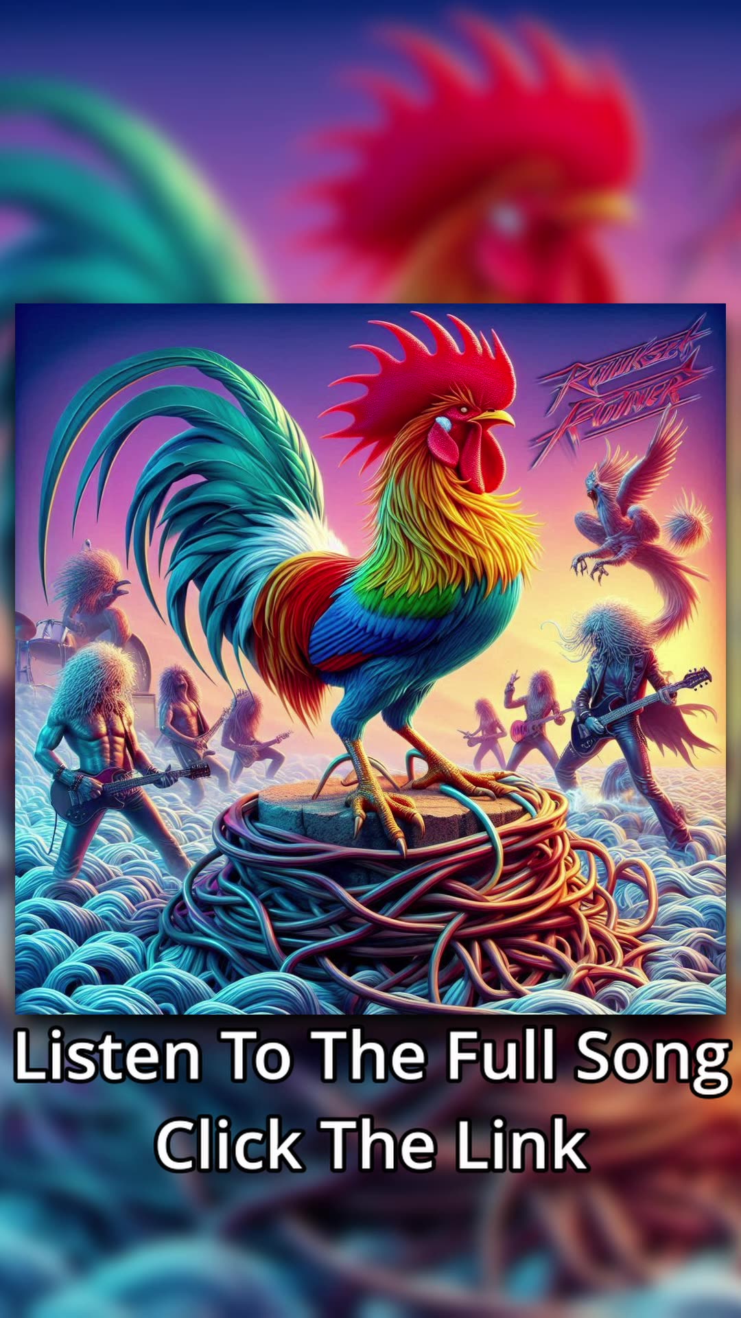 Rooster Ruiner short #music #aimusic #funny #listen #metal