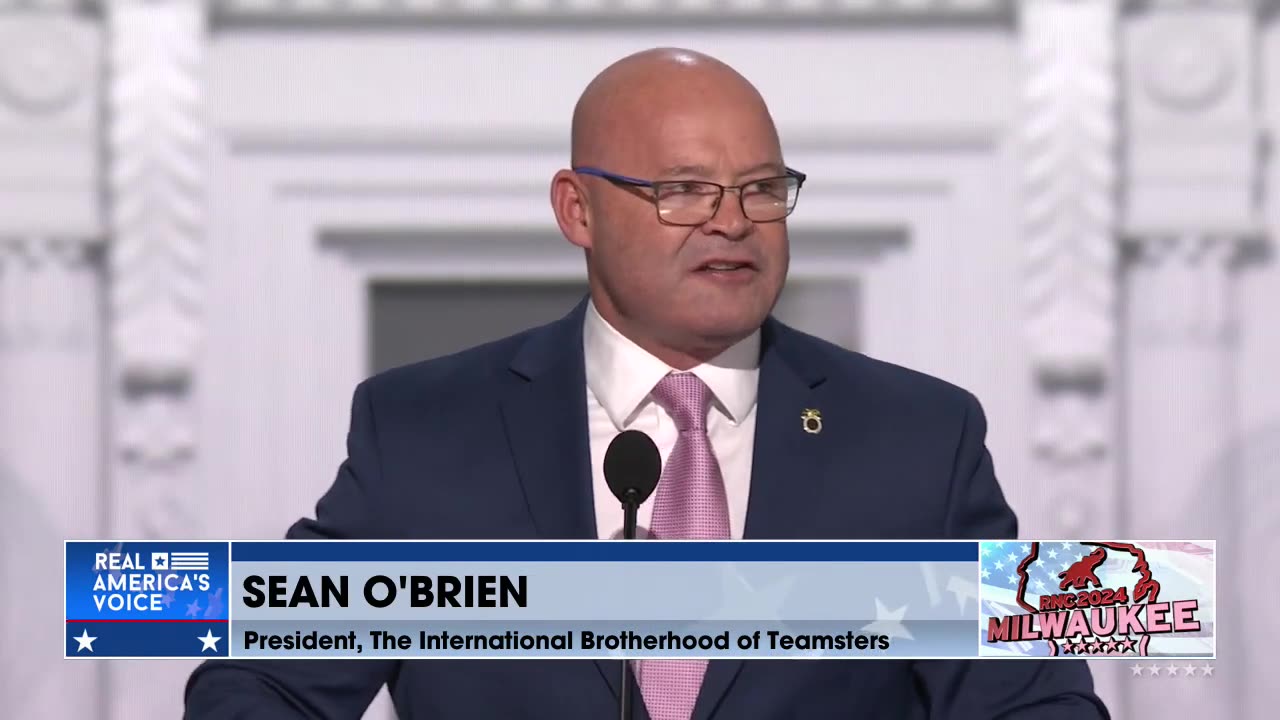 🚨 Watch Sean O’Brien President of the International Teamsters Union ...