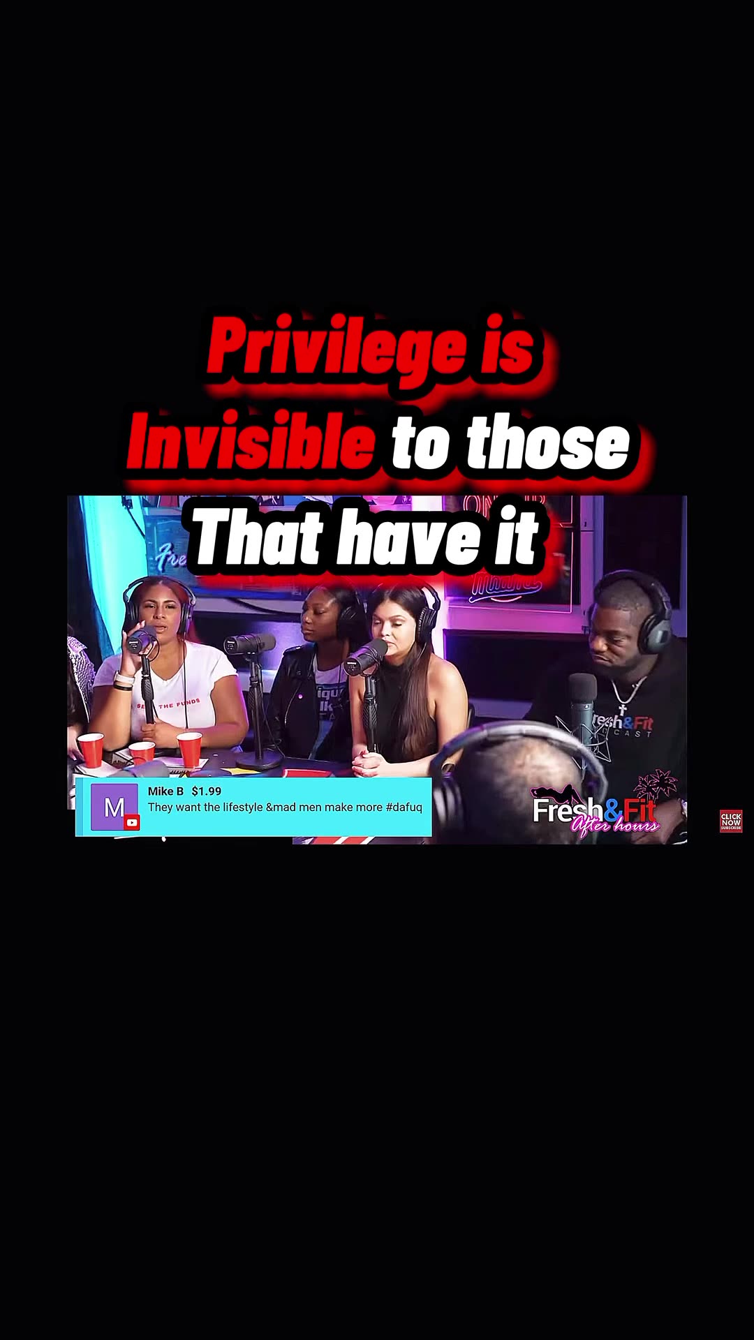 Fresh and fit, invisible privilege?