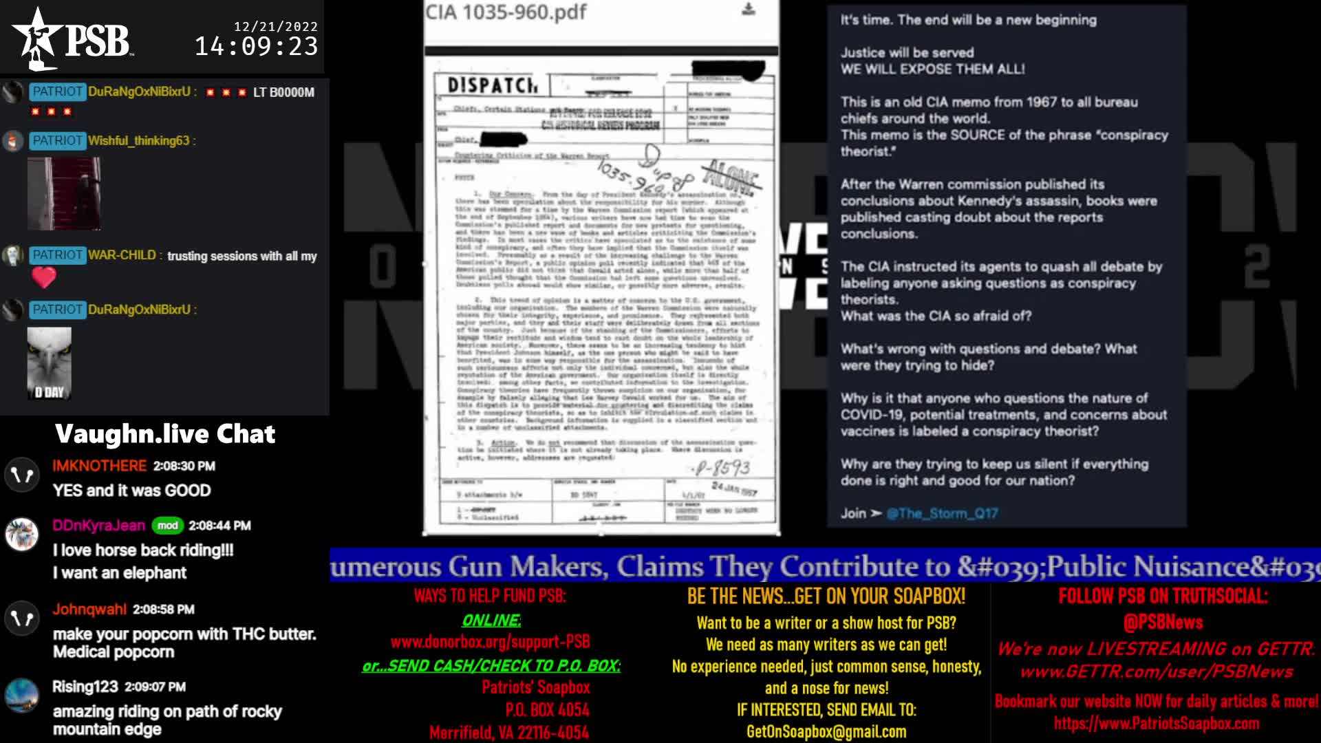 2022-12-21 13:00 EST - You Don't Say Gang