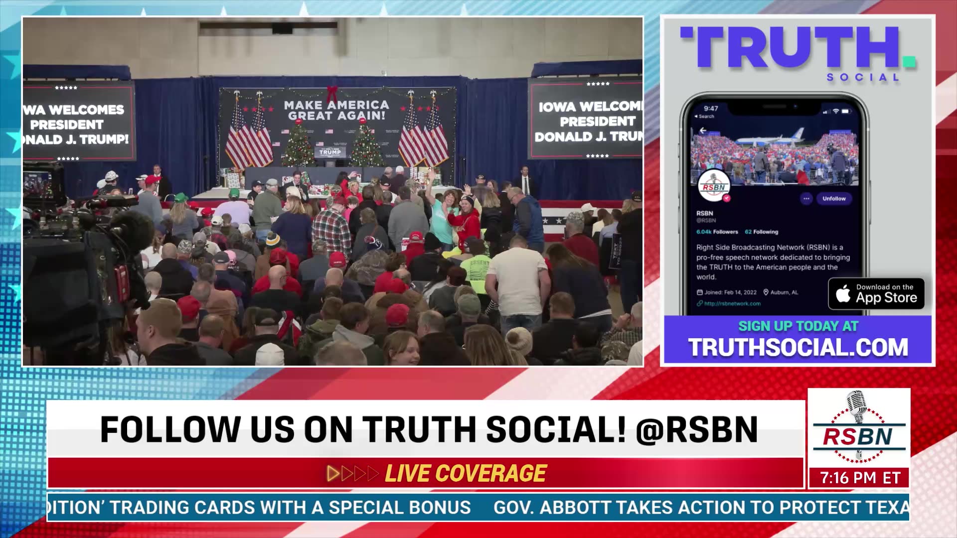 FULL EVENT: President Trump to Speak at Iowa Commit to Caucus Event in ...