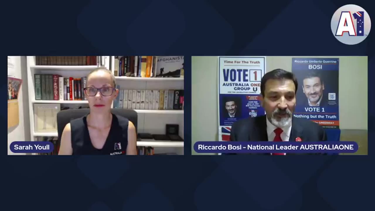 AUSTRALIAONE PARTY (A1) - UPDATE AND Q&A WITH RICCARDO BOSI (21 AUGUST ...