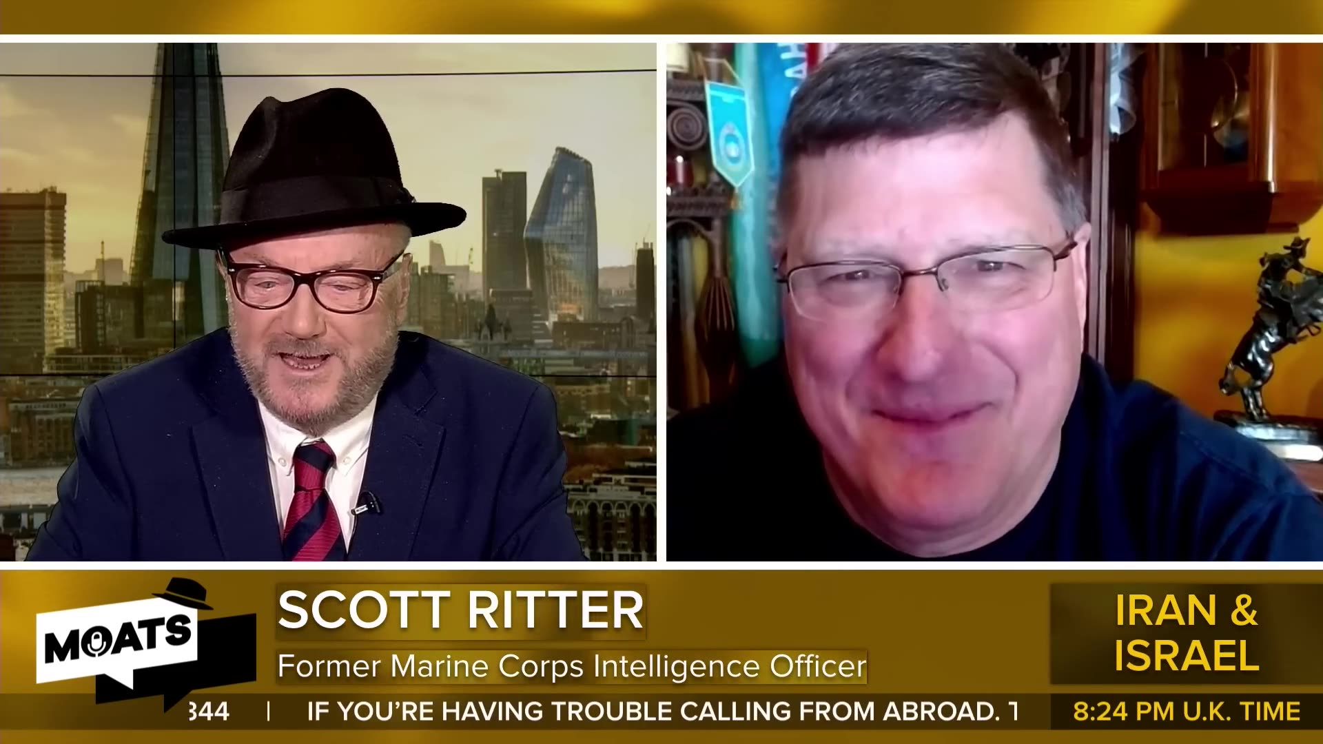 SCOTT RITTER w/ George Galloway - Iran Showed Its Strength Without ...
