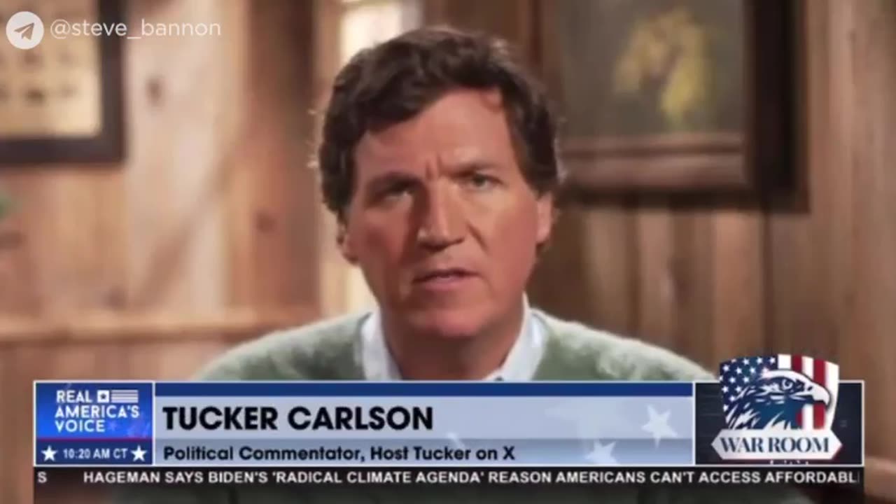 Tucker Carlson on War Room with Steve Bannon [Full Interview]