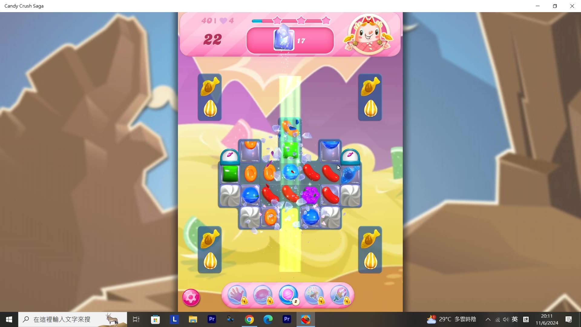Candy Crush Saga Record (Level 40)