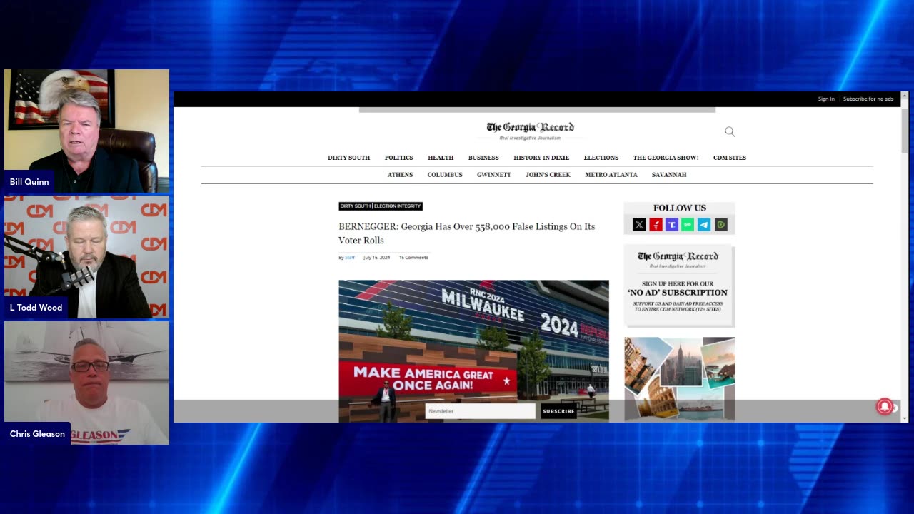 CDM Clip - Chris Gleason On Election Fraud In Florida