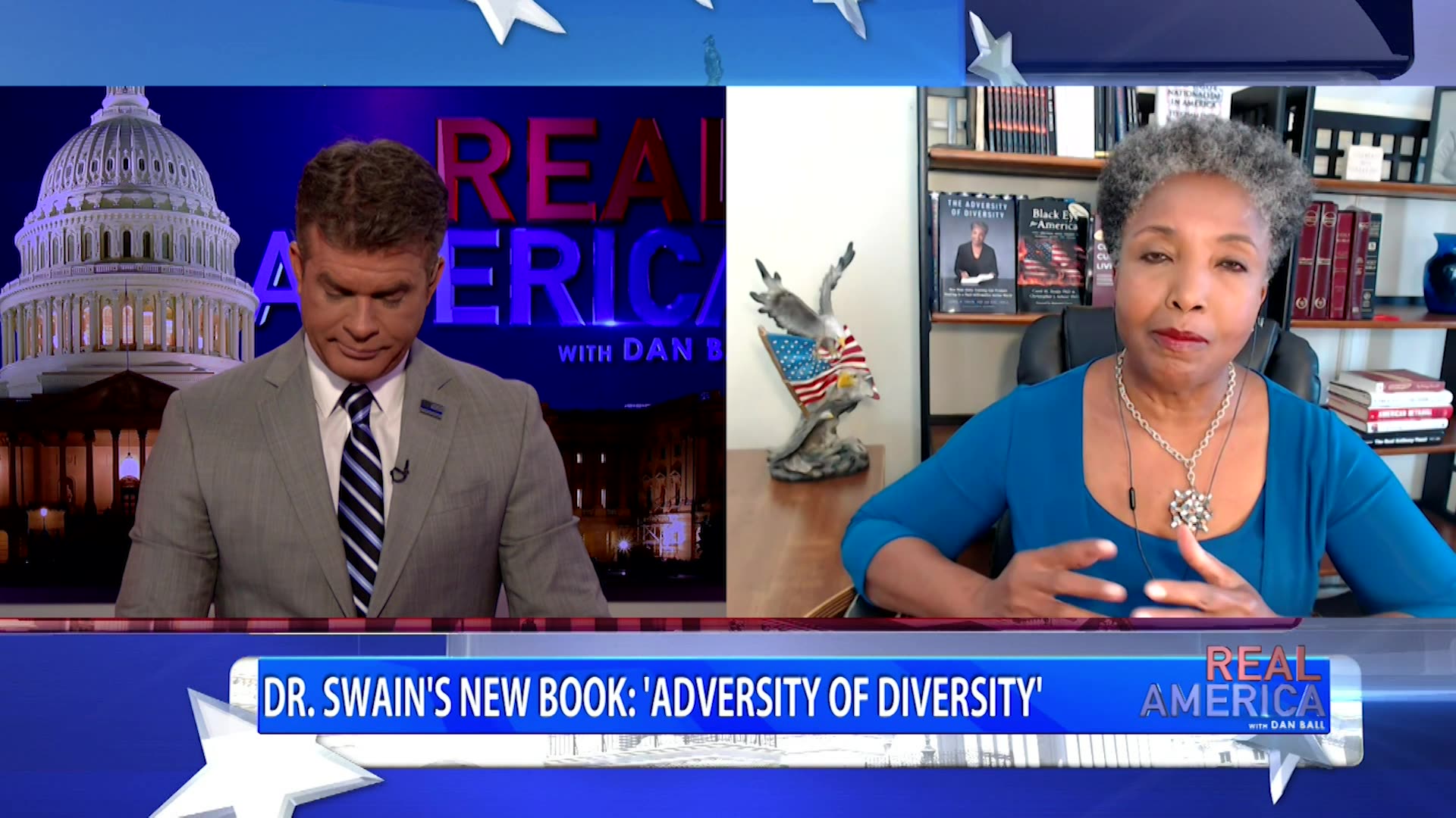 REAL AMERICA -- Dan Ball W/ Dr. Carol Swain, New Book: 'The Adversity ...
