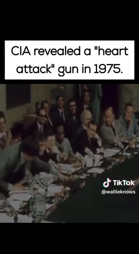 CIA Revealed a 'Heart Attack' Gun in 1975