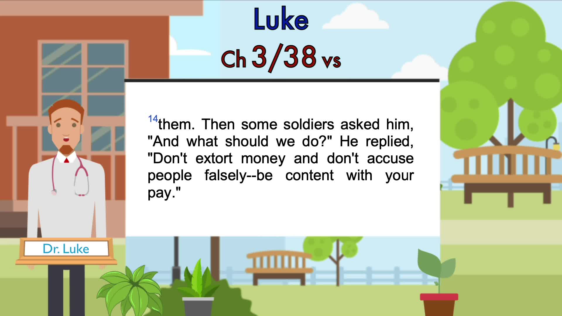 Luke Chapter 3 (Audio/ Video Holy Bible with Text by LTMproject)