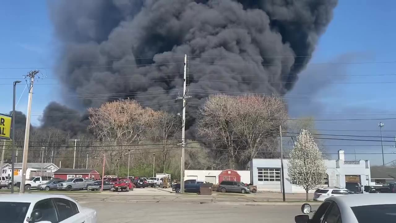 Large industrial fire prompts evacuations for Indiana residents due to ...