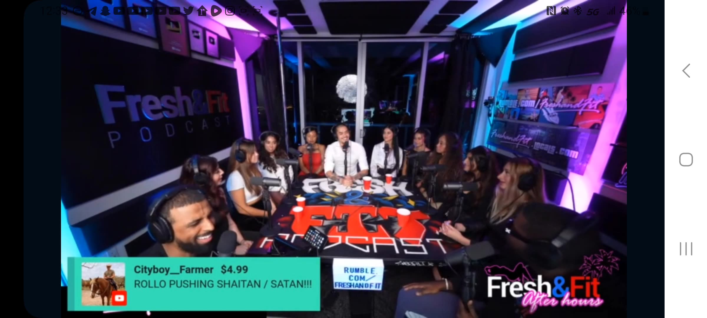 Sneako debates fresh and fit