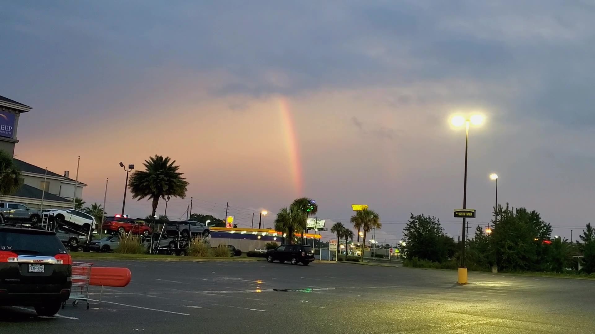 Rainbow Appears after the storm