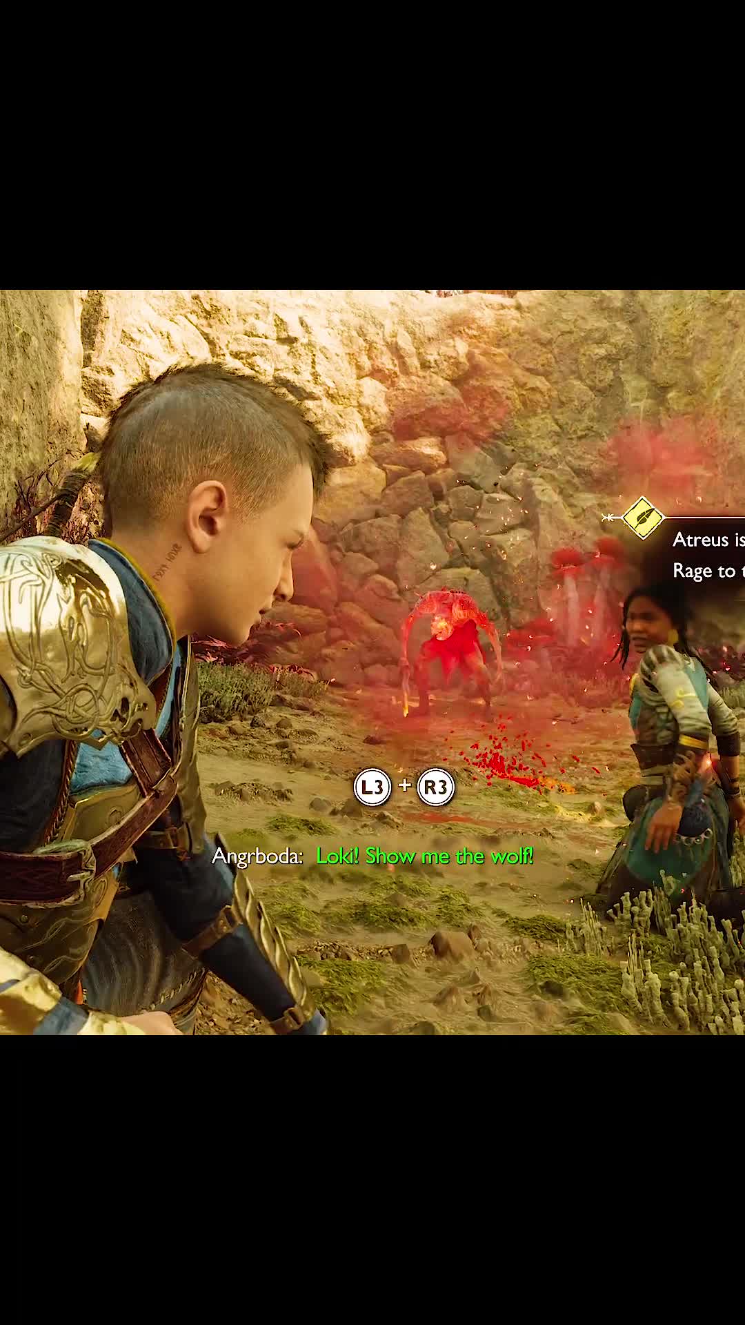 Atreus turning into a wolf is Awesome