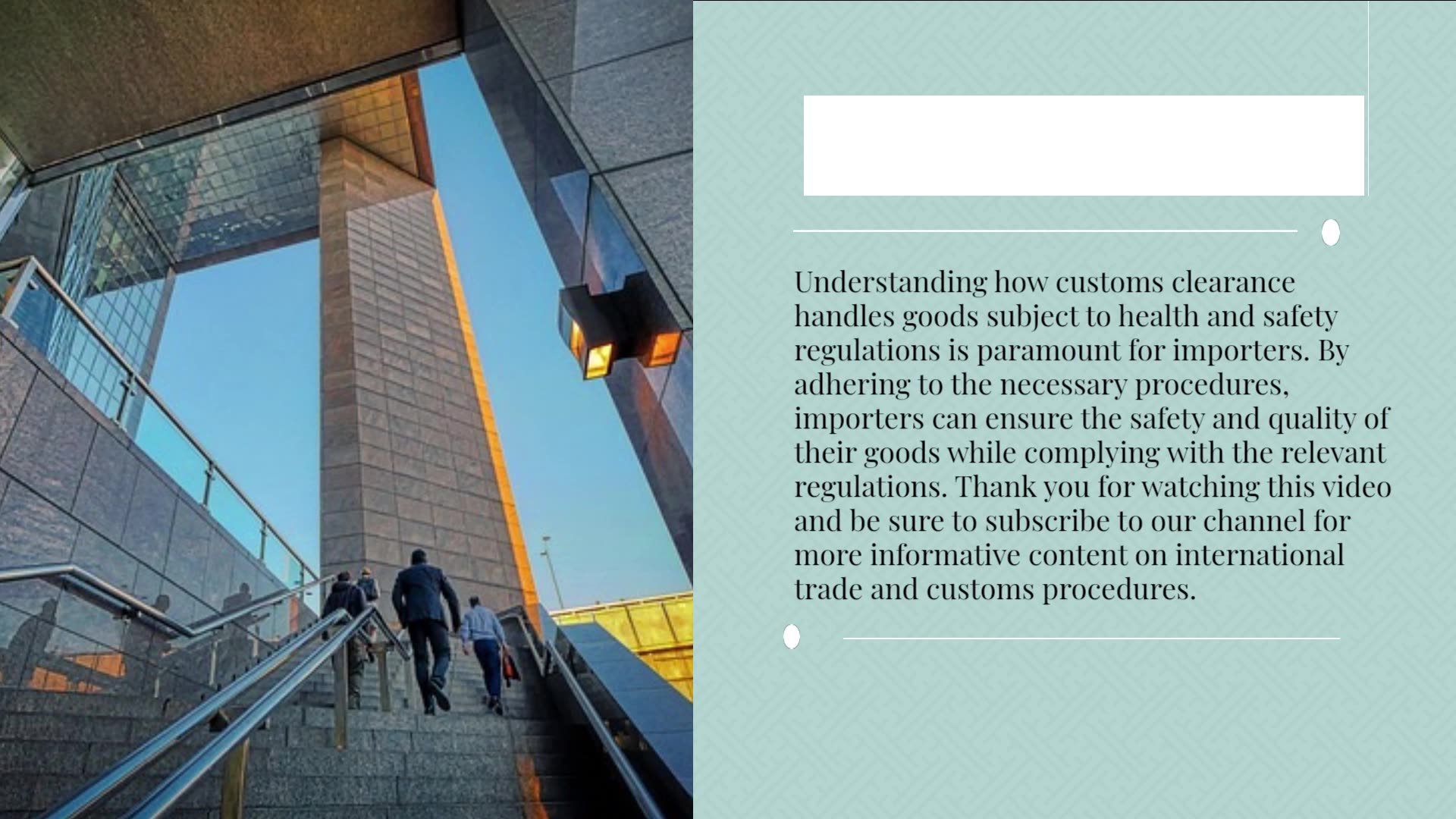 How Customs Clearance Handles Goods Subject to Health and Safety ...