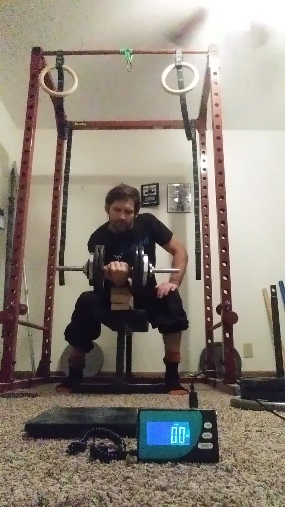 2 inch handle dumbbell wrist curls (full rom)