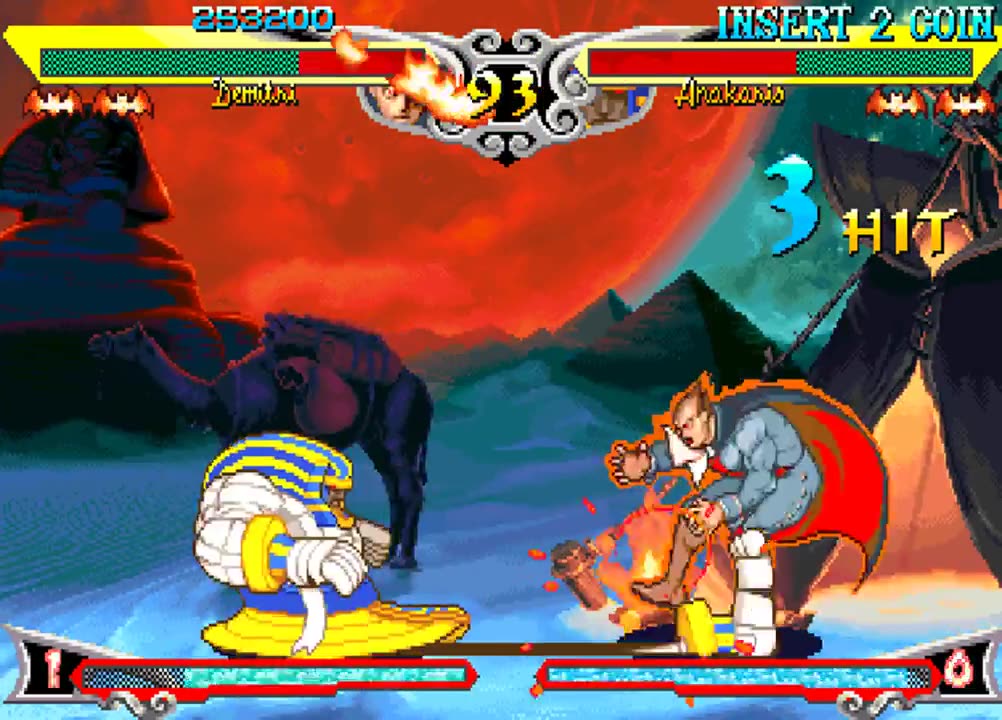 VAMPIRE SAVIOR • The Lord of Vampire [Capcom, 1997] (Demitri)