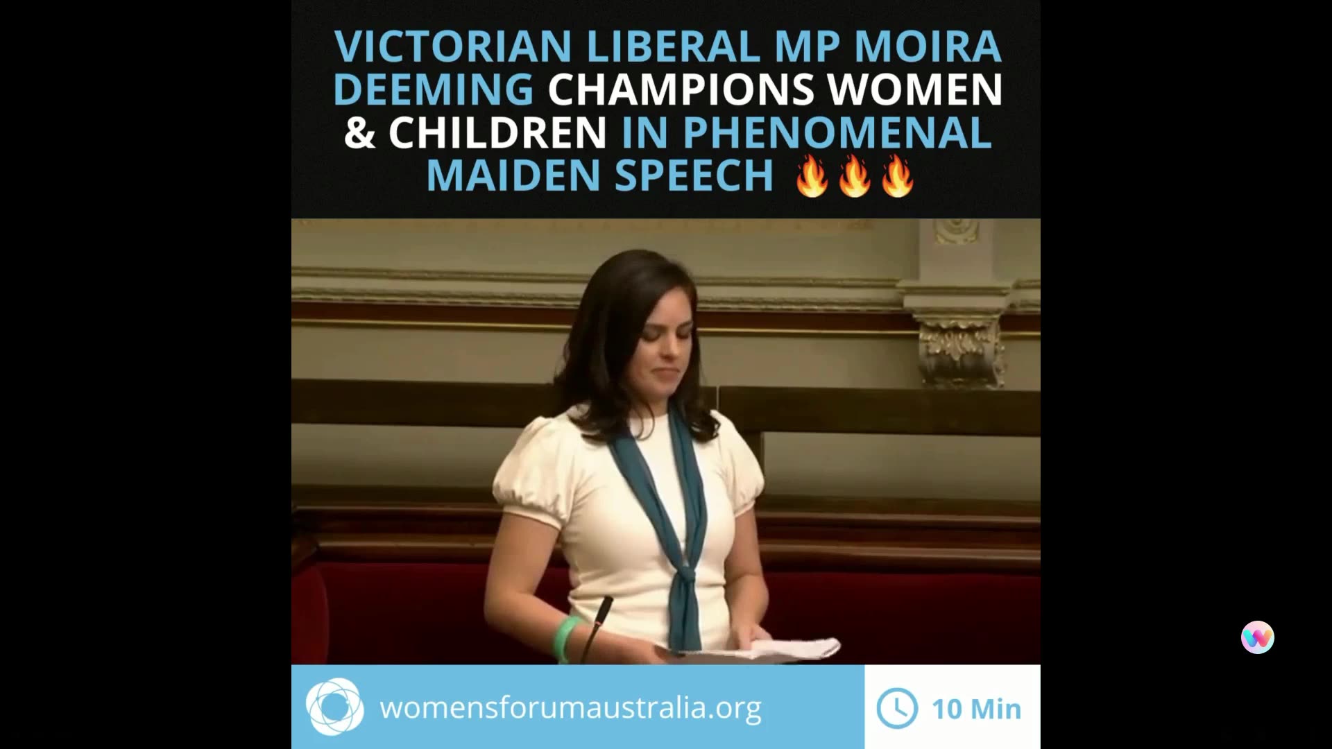 Victorian Liberal MP Moira Deeming champions women & children in ...