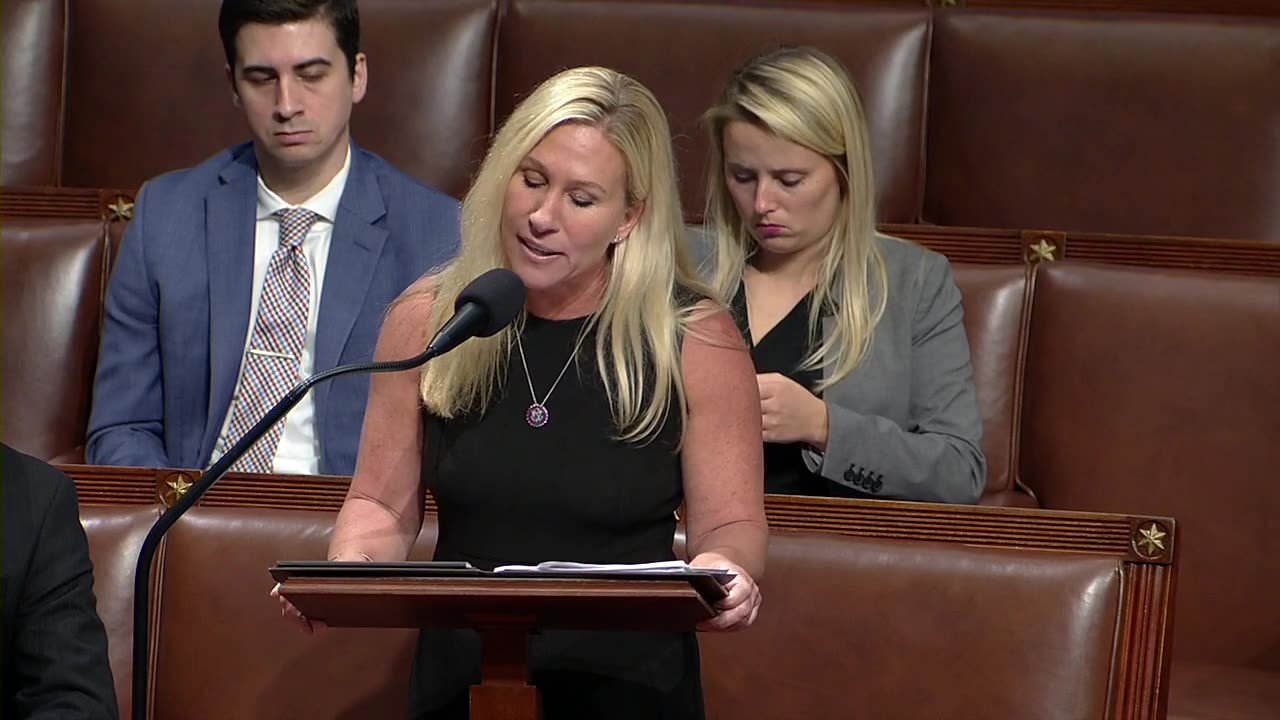 Congresswoman Marjorie Taylor Greene Rises in Support of Securing ...