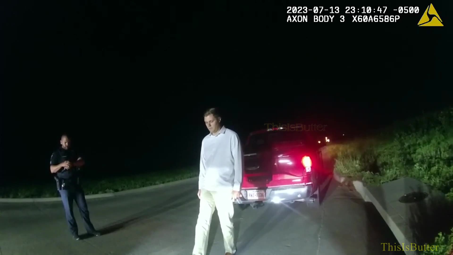 Dash and body cam shows Celina Mayor Ryan Tubbs being stopped for a ...