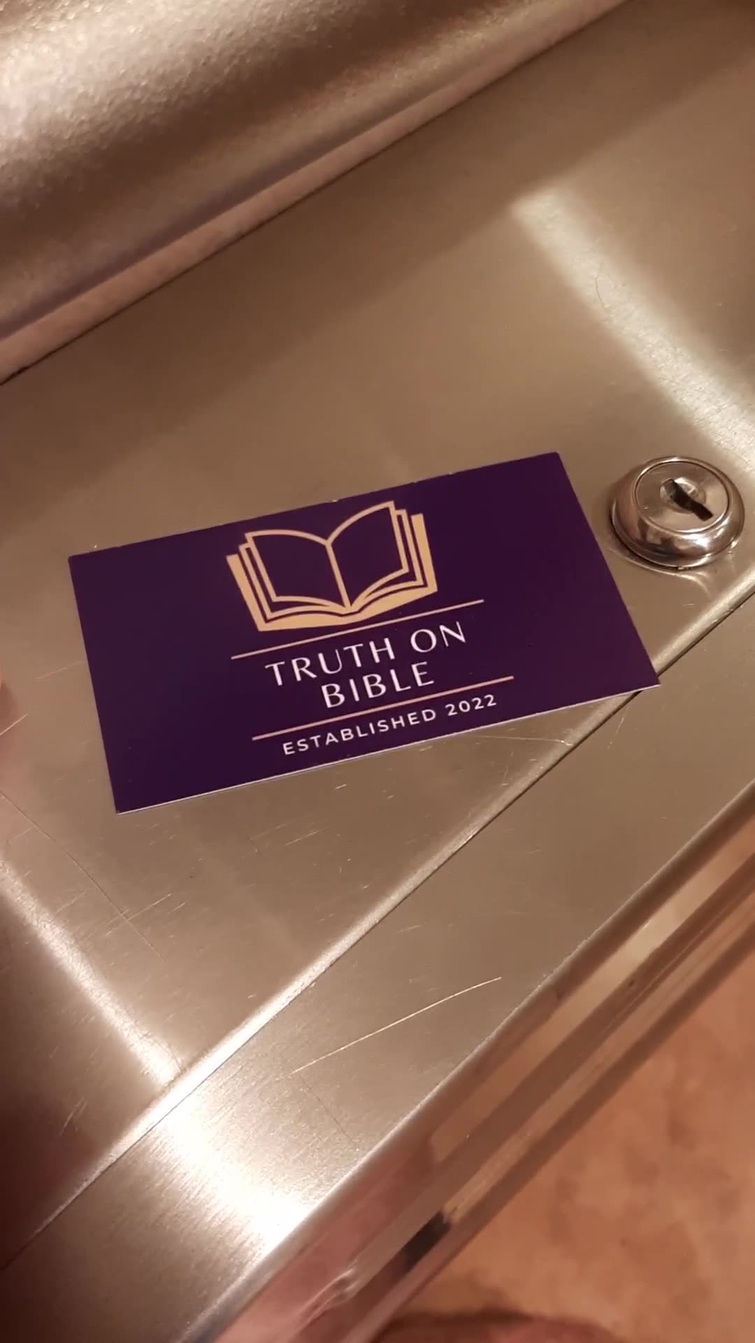 Business Cards Found - TruthonBible, Rumble Promotion, Et Cetera