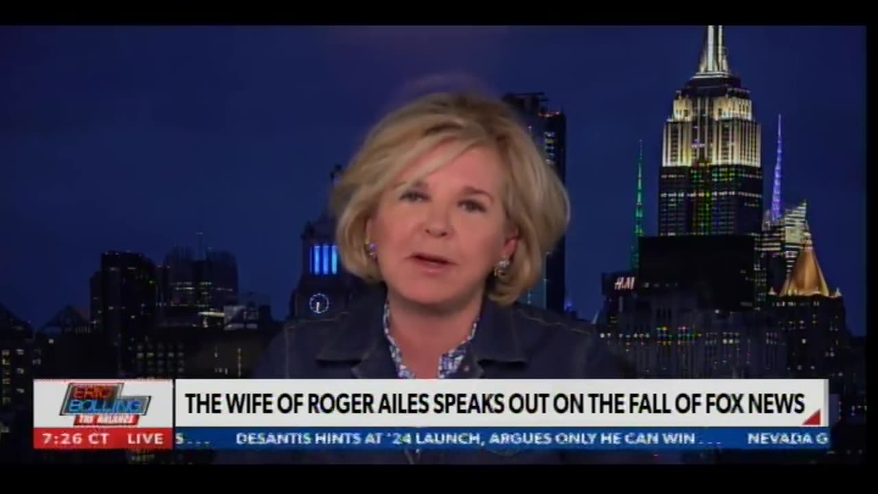 Elizabeth Ailes, Widow of Roger Ailes, Blasts FOX News in First ...