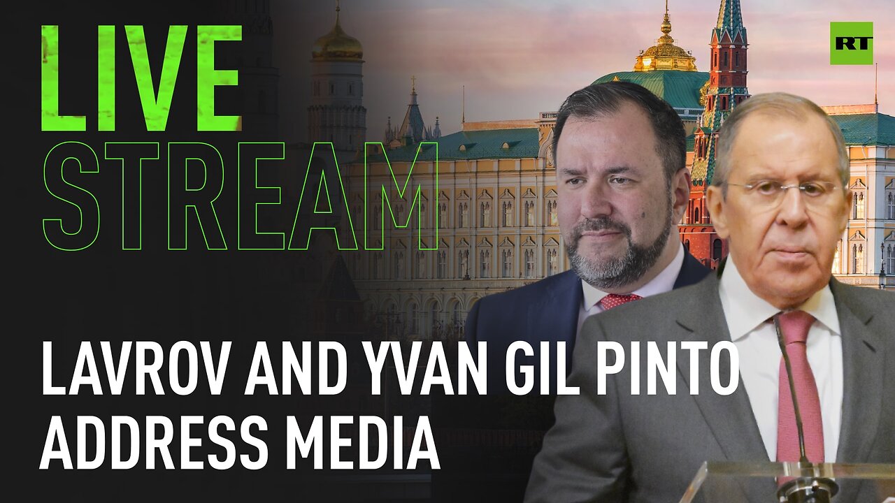 Lavrov and his Venezuelan counterpart Yvan Gil Pinto address media in ...