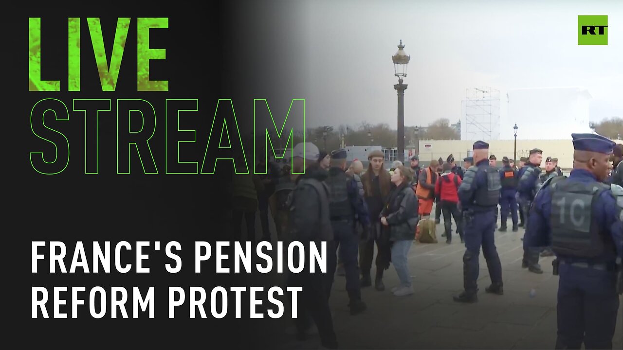 Protest at National Assembly after French govt forces pension reforms ...