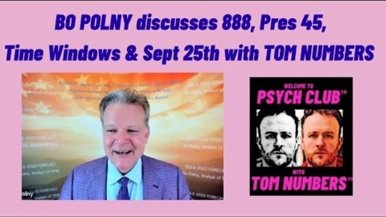 Bo Polny & Tom Numbers HUGE Intel and Updates!